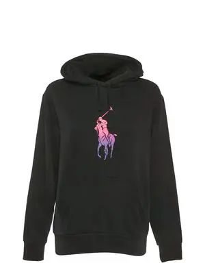 Polo Ralph Lauren Printed Long-sleeve Hoodie - Black