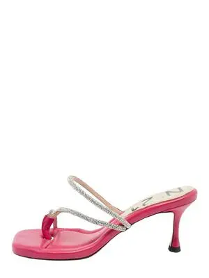 N°21 Crystal-embellished Sandals - Pink