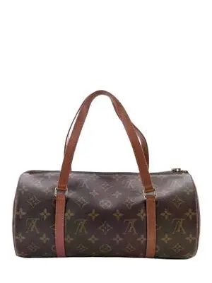 LOUIS VUITTON Papillon Handbag Monogram Canvas 30 - Brown