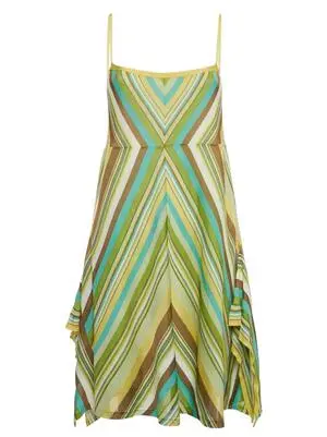 Missoni Chevron Pattern Dress - Yellow