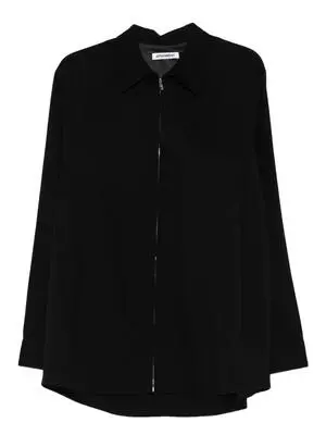Attachment Zip Shirt - Black