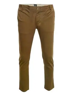 BOSS Belt-loop Trousers - Brown