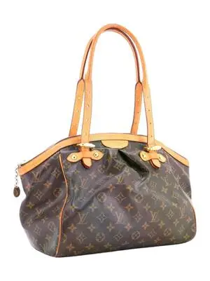 LOUIS VUITTON Tivoli Handbag Monogram Canvas Gm Satchel - Brown