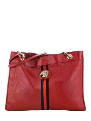 Gucci Rajah Large Tote Bag - Red