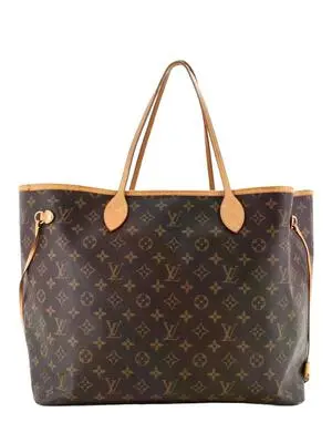 LOUIS VUITTON Neverfull Gm Monogram Canvas Tote Bag - Brown
