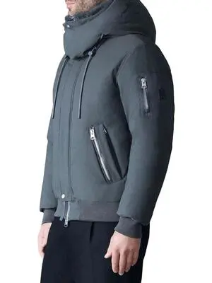 Mackage Iker-z 2-in-1 Down Bomber Jacket - Carbon