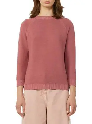 Max Mara Aere Cotton Knit Sweater - Antique Rose