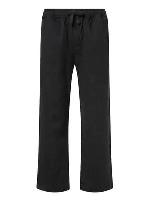 SAMAN AMEL Cashmere Straight Pants - Grey