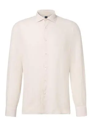 Fedeli Nick Linen Shirt - White