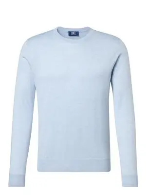 Fedeli Argentina Cashmere And Silk Sweater - Blue