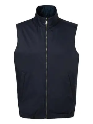 Canali Reversible Vest - Blue