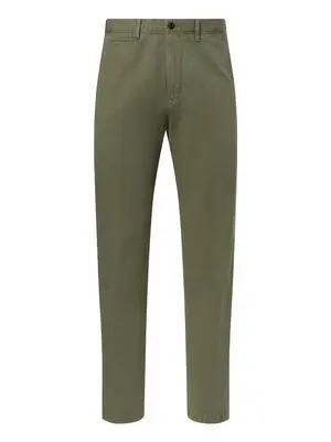 SLOWEAR Cotton And Linen Slim Pants - Green
