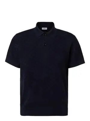 Burberry Wool Polo Shirt - Blue