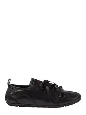 Simone Rocha Ballerina Grip Leather Sneakers - Black