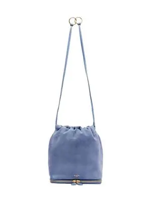 Alaïa Le Pochon Bucket Bag - Blue