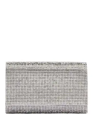 Judith Leiber Fizzy Crystal-embellished Clutch - Silver