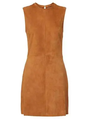 Stouls Dollie Suede Mini Dress - Brown