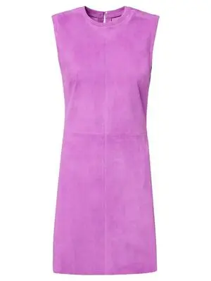 Stouls Dollie Suede Mini Dress - Purple