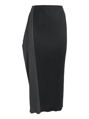 Issey Miyake Pointe Midi Skirt - Black