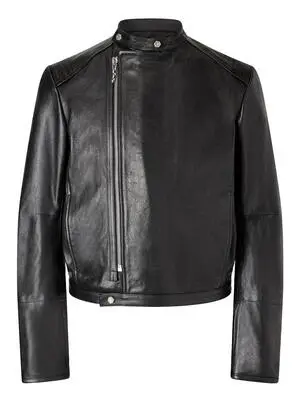 424 Hoorsenbuhs Race Leather Jacket - Black