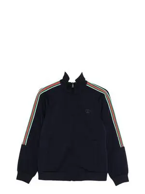 Gucci Web Detail Zipped Tracksuit Green