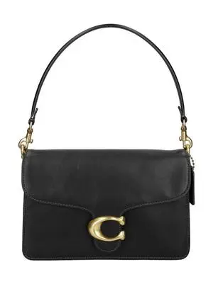 COACH Tabby Chain Leather Shoulder Bag - Black