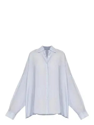 Dries Van Noten Casia Printed Shirt - Sky Blue