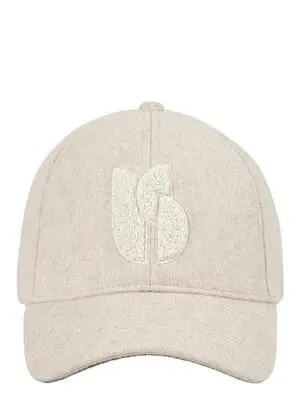Ba&sh Wool Baseball Cap - White