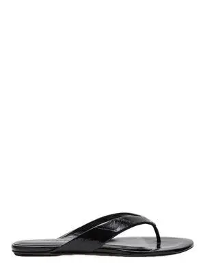 Le Monde Beryl Flat Thong Sandal - Black