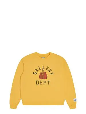 GALLERY DEPT. Boxing Merch Sweatshirt - Yellow