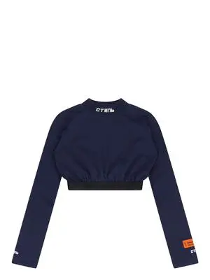 Heron Preston Cropped Turtleneck - Blue