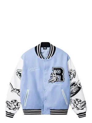 REVENGE X Kosuke Kawamura Varsity Jacket - Blue