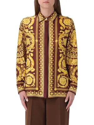 Versace Printed Shirt - Burgundy