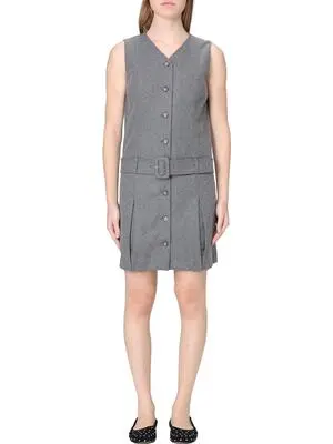 A.p.c. Sleeveless Mini Dress - Grey