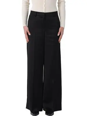 HERSKIND Wide Leg Trousers - Black