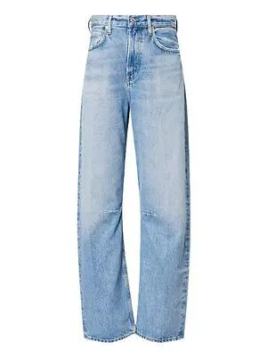 Citizens Of Humanity Miro Wide-leg Denim Jeans - Cupid (md/lt Indigo)