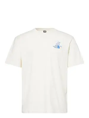 The North Face Mountain Graphic-print Cotton T-shirt - White Dune