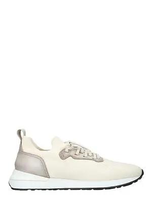 Magnanni Grafton Knit Woven Trainers - Cream
