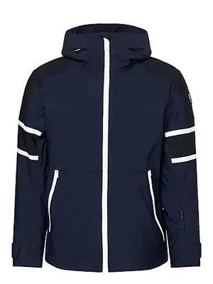 Fusalp Amwo Hooded Shell-woven Ski Jacket - Marin/noir/neige