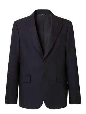 Fendi Jacquard Wool Jacket - Blue