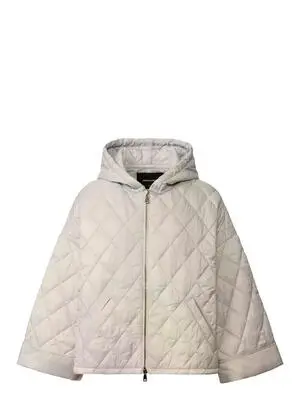 Fabiana Filippi Quilted Hooded Jacket - Grey