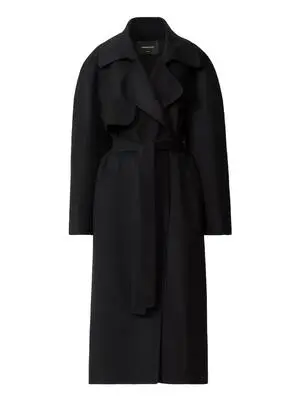 Fabiana Filippi Belted Trench Coat - Blue