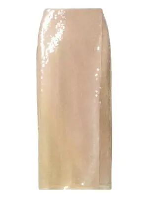 Fabiana Filippi Sequin Wrap Midi Skirt - Neutrals