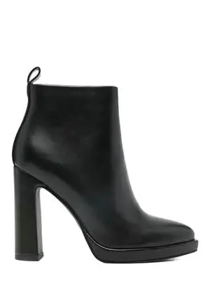 EXÈ Pull-tab Ankle Boots - Black