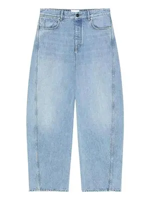 Givenchy Stone-washed Barrel-leg Jeans - 452-light
