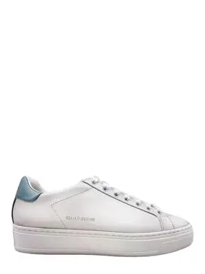 CU | LT ESSENCE Lace-up Leather Sneakers - White