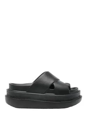 Sacai Criss-cross Platform Sandals - Black