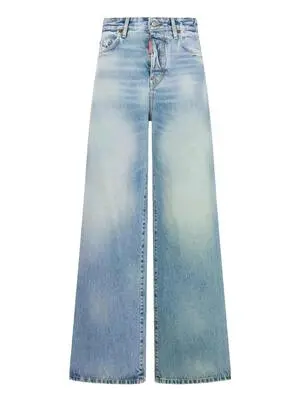 Dsquared2 Logo-patch Jeans - Blue