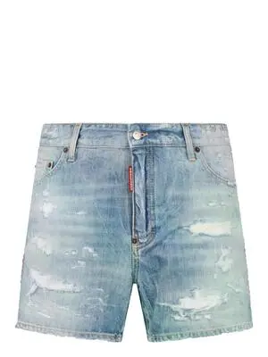 Dsquared2 Distressed-effect Shorts - Blue