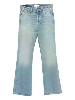 RE/DONE Button-fastening Flare Jeans - Blue